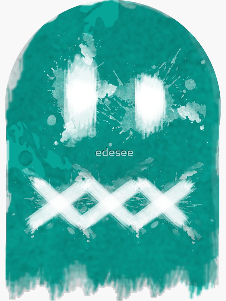 "Dead Ghost" Sticker for Sale by edesee | Redbubble