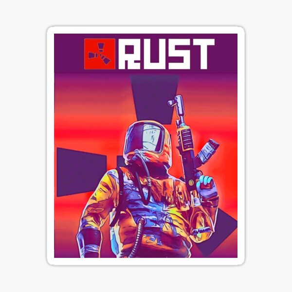 "Bands Rust Poster Boy Fan" Sticker for Sale by BirdieGoldner | Redbubble