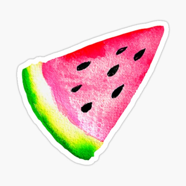 "WATERMELON !" Sticker for Sale by AshRef33 | Redbubble