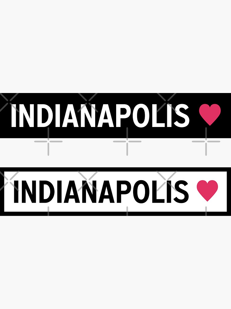 "Indianapolis" Sticker by alison4 | Redbubble