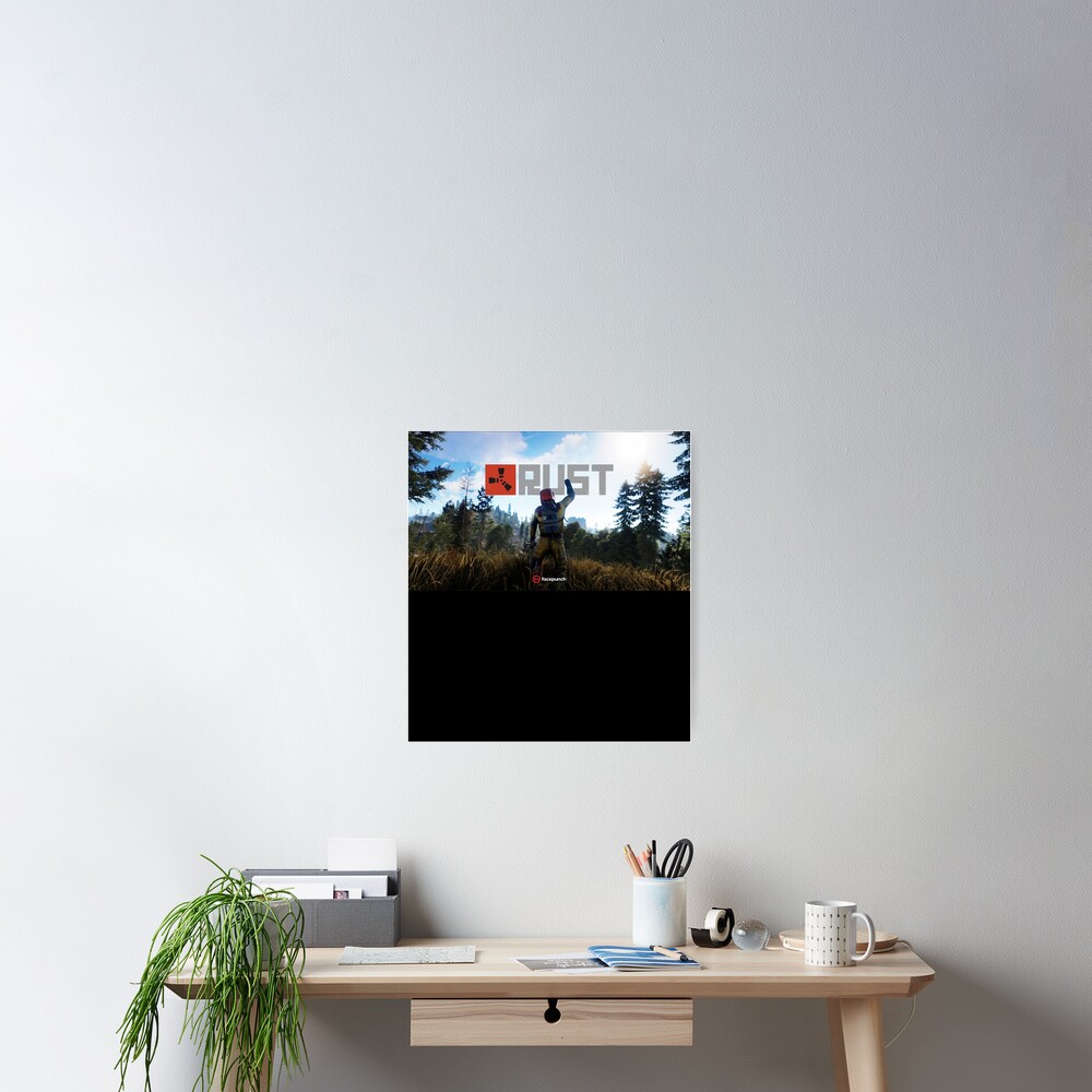 "Funny Gift Rust Facepunch Logo Gaming Retro Wave" Poster for Sale by ...