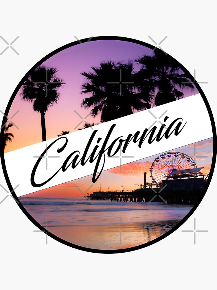 "California" Sticker by Fabio9605 | Redbubble