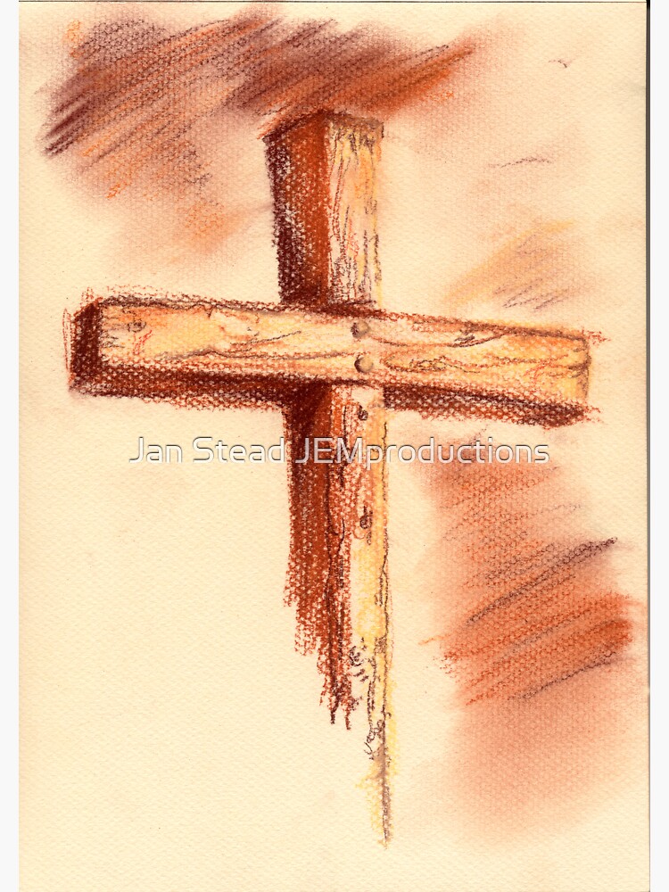 "The empty cross" Sticker for Sale by JEMproductions | Redbubble