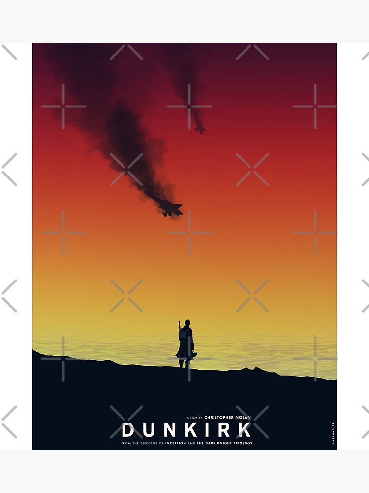 "Christopher Nolan Inception World War 2 Dunkirk Movie Minimalist ...