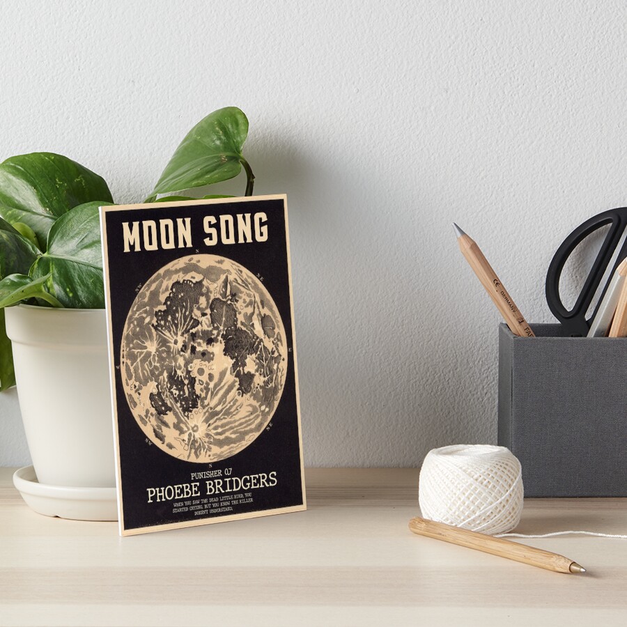 "Phoebe Bridgers Moon Song " Poster for Sale by Ophelia000 | Redbubble