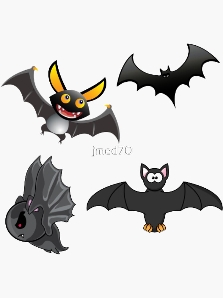 "HALLOWEEN BATS Sticker pack" Sticker for Sale by jmed70 | Redbubble