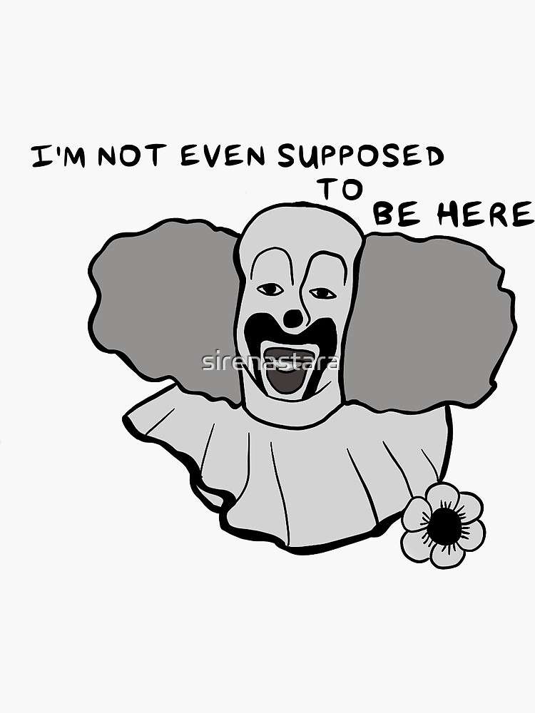"Bozo (Dubbed over)" Sticker for Sale by sirenastara | Redbubble