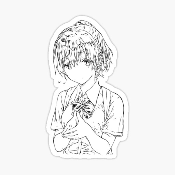 "Katachi Shoko Nishimiya" Sticker for Sale by LottaDahlberg | Redbubble