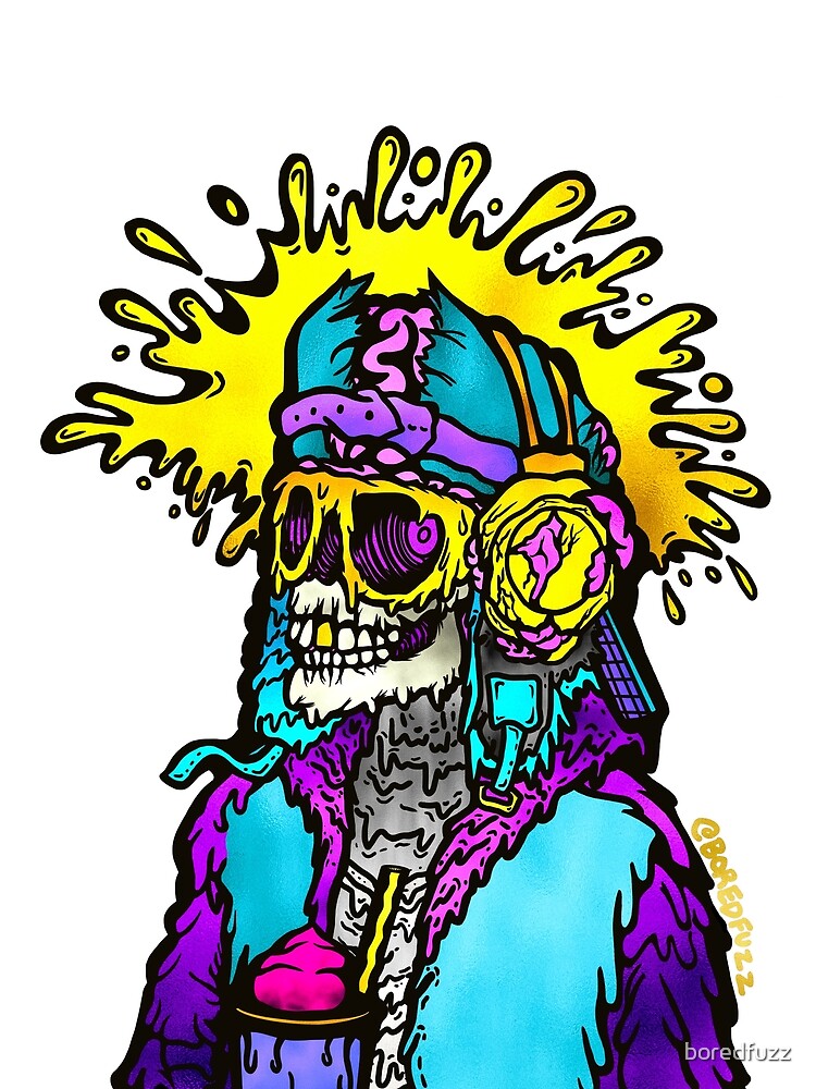 "Radical Skeleton" Poster for Sale by boredfuzz | Redbubble