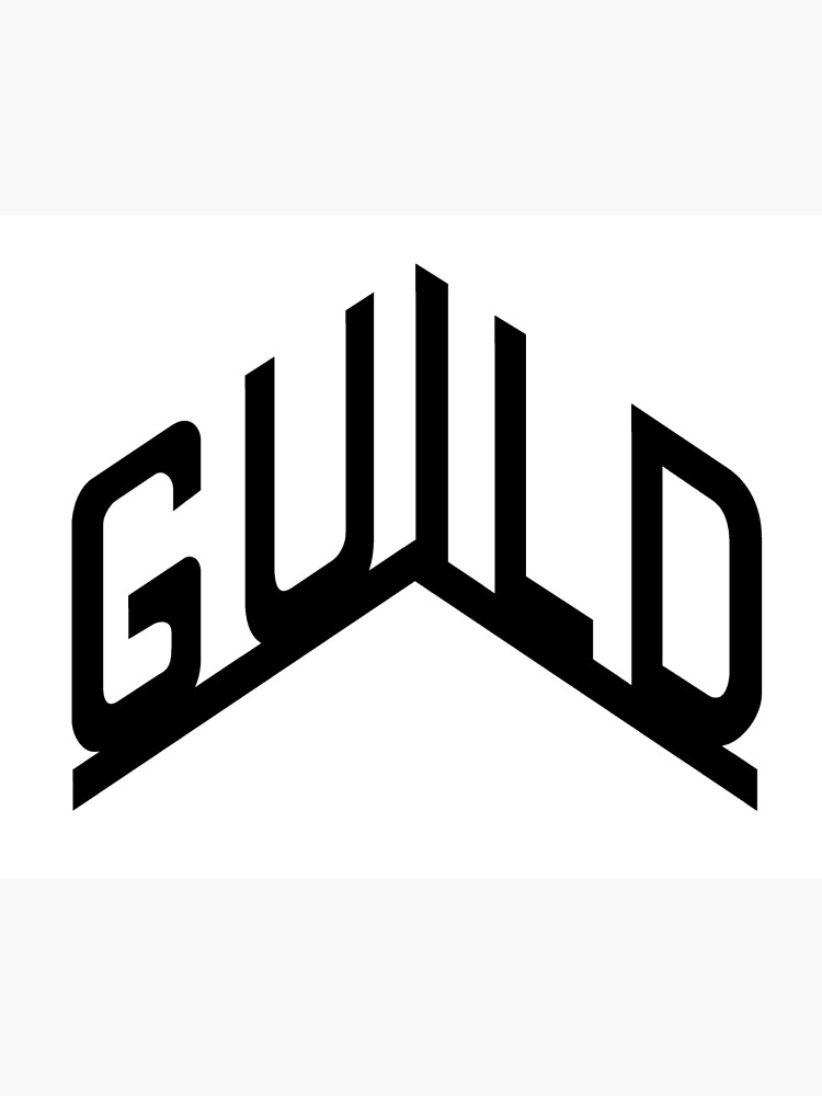"LOGO - "GUILD" GUITARS LOGO" Art Print for Sale by niasrama | Redbubble
