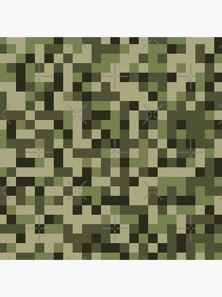 "Minecraft Camouflage pattern" Poster for Sale by slvdesign | Redbubble
