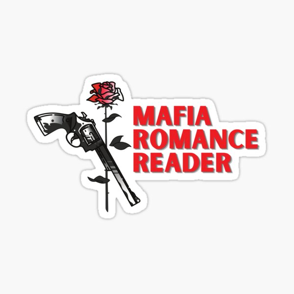 "Mafia Romance Reader, Guns and Roses" Sticker for Sale by ...