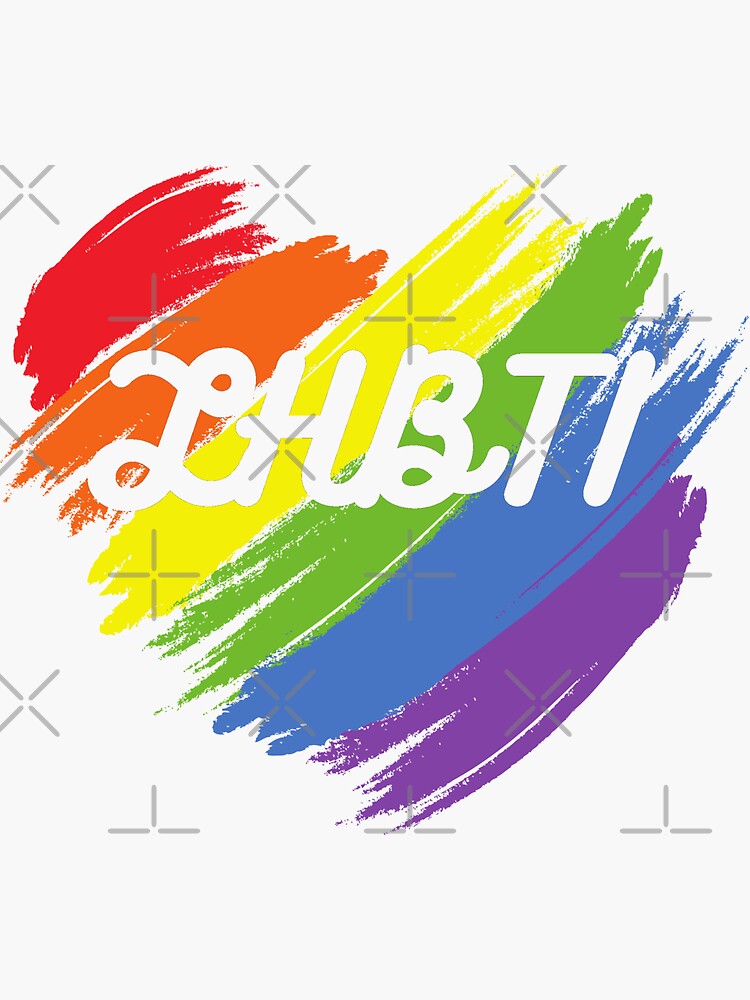 "LHBTI - LHBT" Sticker for Sale by DoherDesigns | Redbubble