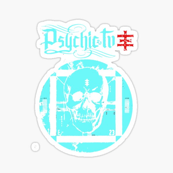 "Psychic TV design Classic " Sticker for Sale by BACTHERION | Redbubble