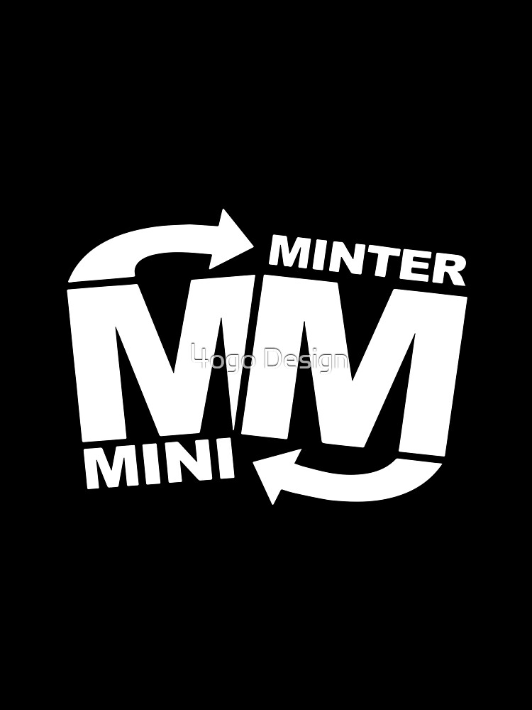 "Miniminter - Simon Minter - Black & White" T-shirt for Sale by ...