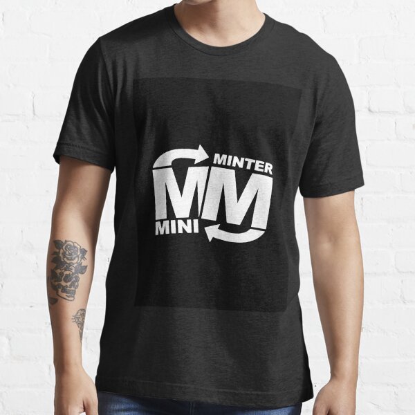 "Miniminter - Simon Minter - Black & White" T-shirt for Sale by ...