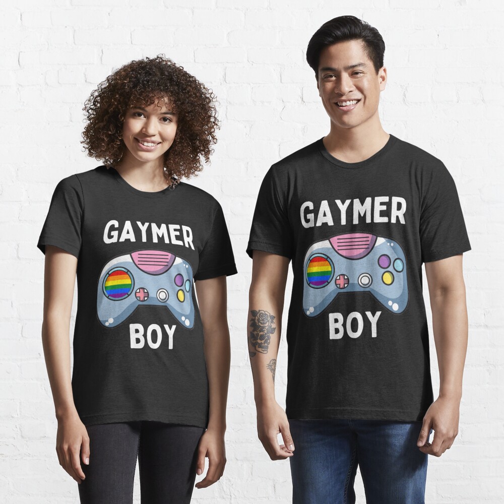 "Gaymer Boy Controller LGBT Gamer Gay Pride Month" T-shirt for Sale by ...