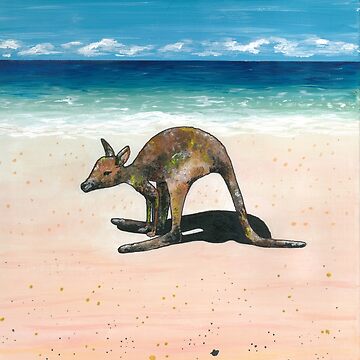 "My Kangaroo Skippy" Art Board Print for Sale by Stephanie Eckermann ...
