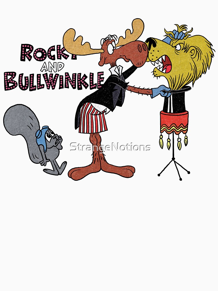 "Tribute to Jay Ward Cartoons: Rocky and Bullwinkle; Bullwinkle Pulls a Lion out of His Hat with ...