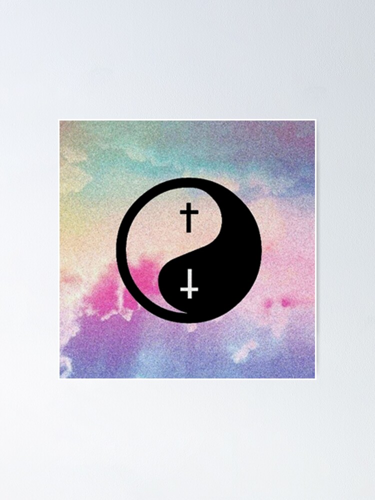 "Yin and Yang Crosses" Poster by SPNtrash | Redbubble