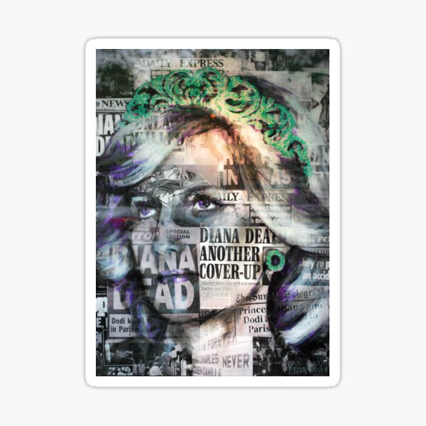 "Princess Diana" Sticker for Sale by depsn1 | Redbubble