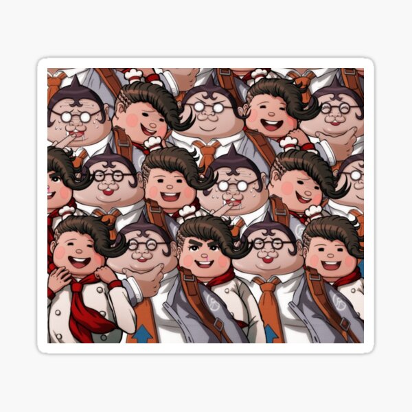 "Teruteru Hanamura/Hifumi Yamada" Sticker for Sale by raybound420 ...