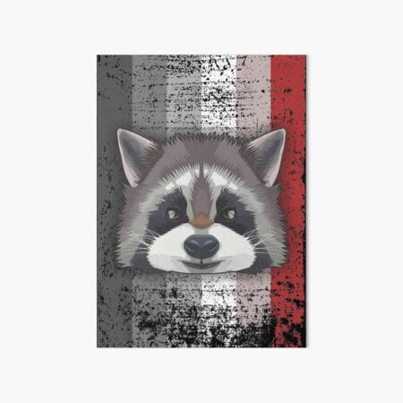 "Rabies Pride Flag With Raccoon" Art Board Print by crazycollective ...