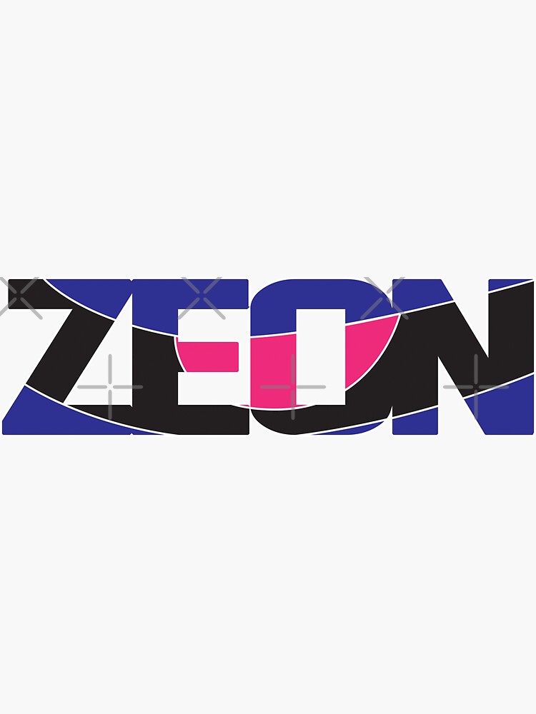 "Zeon Mono Eye Mobile Suit Gundam" Sticker for Sale by lman32 | Redbubble