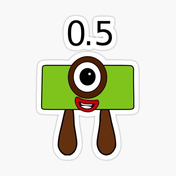 "Numberblocks" Sticker by Waltdesigner | Redbubble