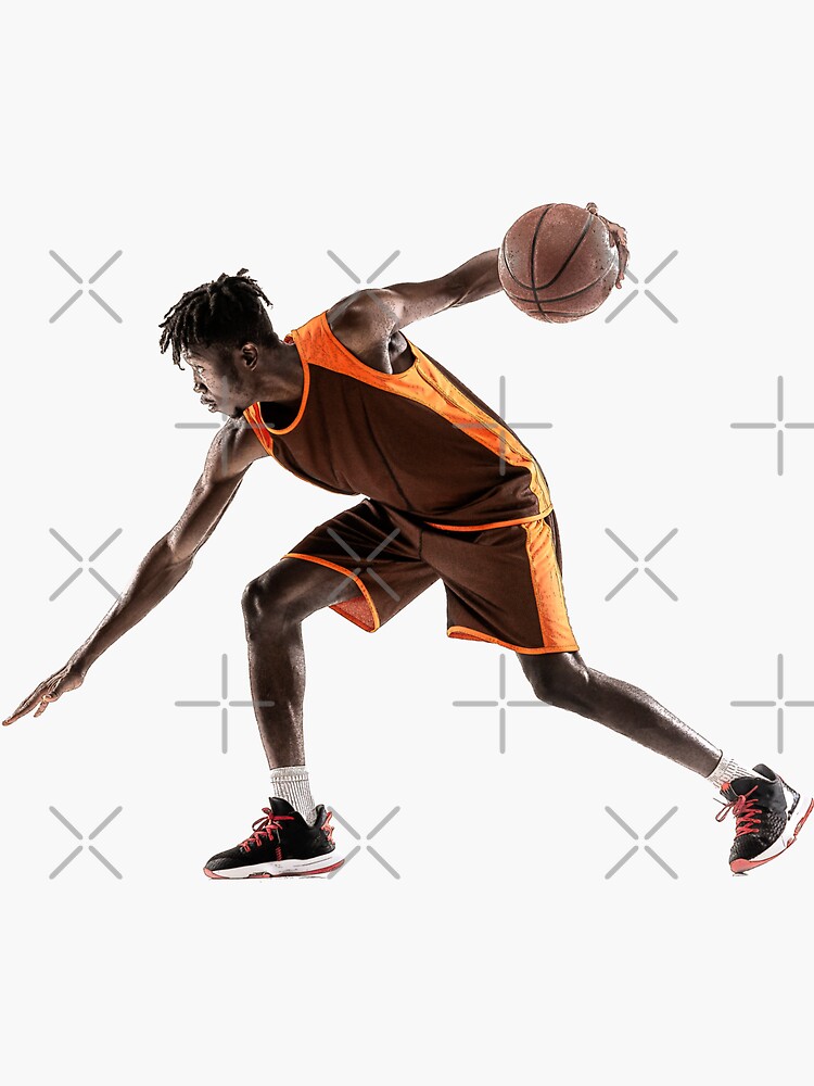 "Shooting hoops" Sticker for Sale by Grimzilla | Redbubble