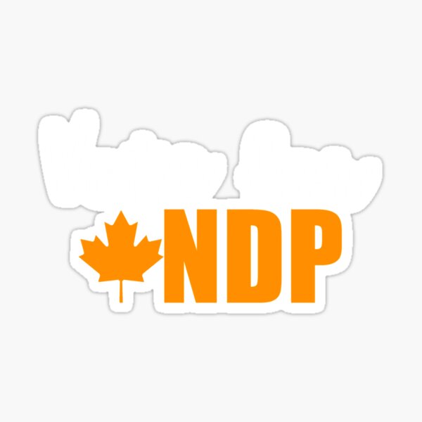 "NDP Canada Cap" Sticker for Sale by HanseyShopz | Redbubble