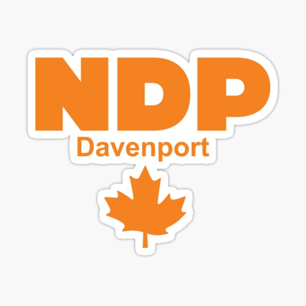 "NDP Davenport" Sticker for Sale by HanseyShopz | Redbubble