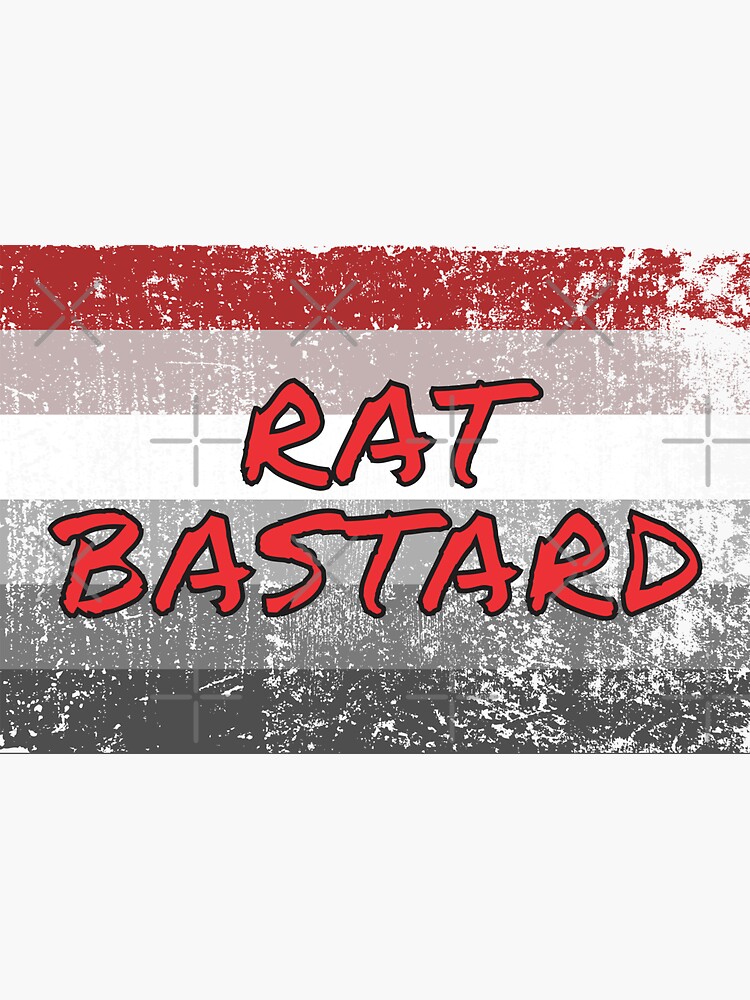 "Rabies Pride Flag - Rat Bastard" Sticker for Sale by crazycollective ...