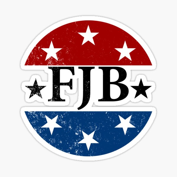 "FJB Pro America F Biden FJB" Sticker for Sale by Red Art | Redbubble
