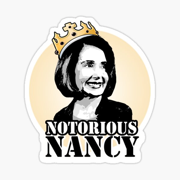 "Notorious Nancy" Sticker for Sale by HanseyShopz | Redbubble