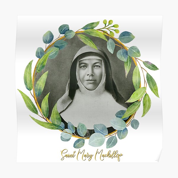 "Saint Mary MacKillop" Poster by Swags | Redbubble