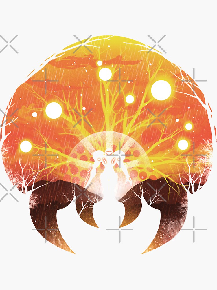 "Brian metroid symbol" Sticker for Sale by ShreveHeather | Redbubble