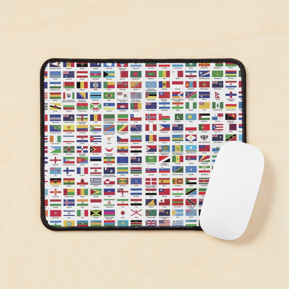 "World Flags with Country Names" Sticker for Sale by DusicaP | Redbubble