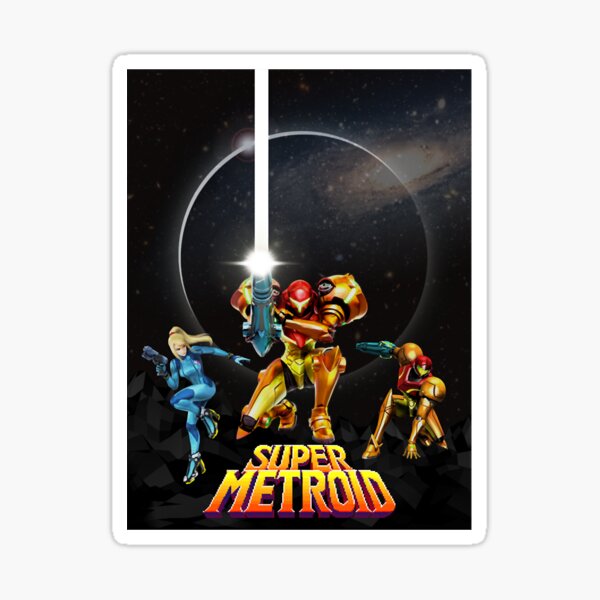 "Team metroid fighting" Sticker for Sale by ShreveHeather | Redbubble