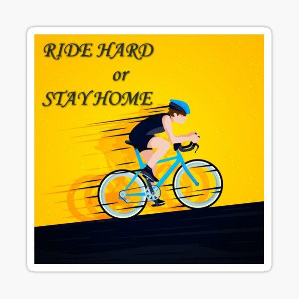 "Bicycle riding sticker." Sticker for Sale by Parveen789 | Redbubble