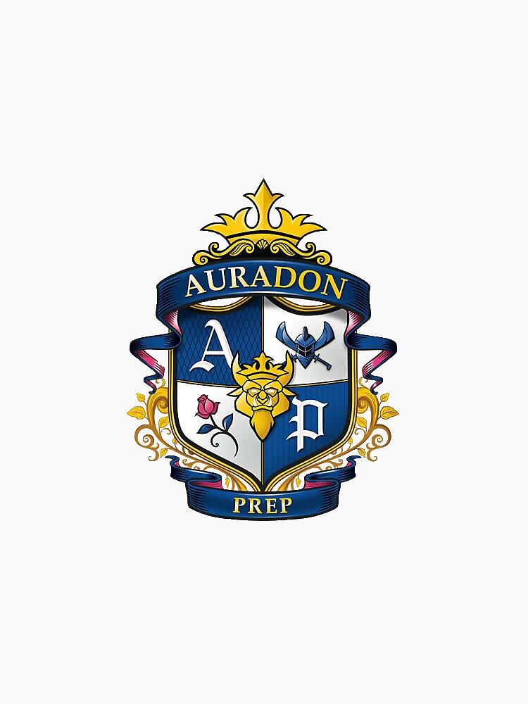 "Auradon Prep" Sticker for Sale by flynngs | Redbubble