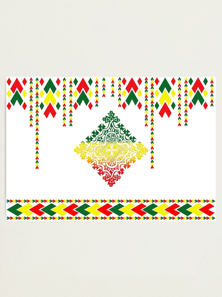 "Ethiopian tibeb design" Photographic Print for Sale by Ermiyas | Redbubble