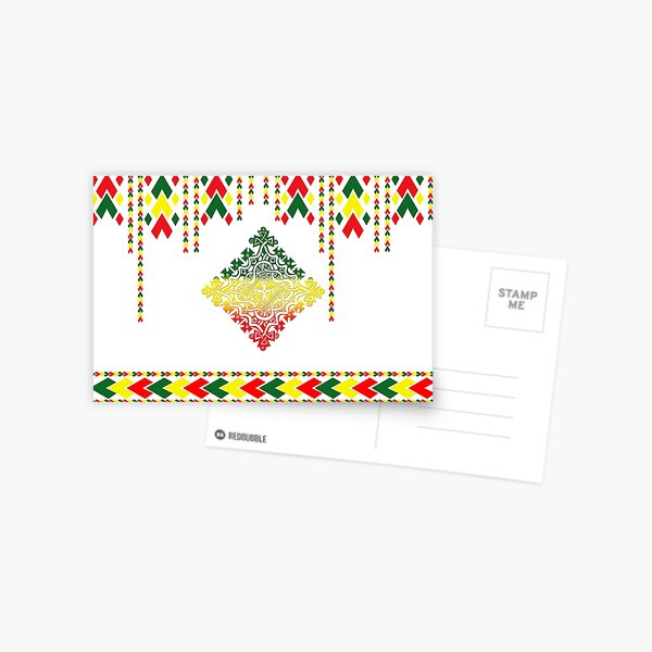 "Ethiopian tibeb design" Postcard for Sale by Ermiyas | Redbubble