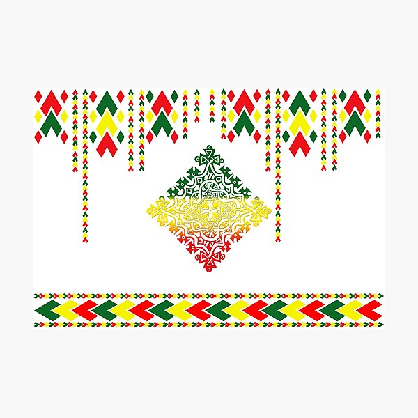 "Ethiopian tibeb design" Photographic Print for Sale by Ermiyas | Redbubble