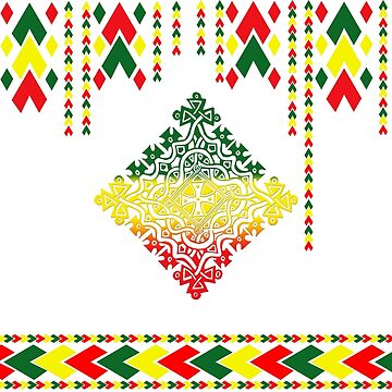"Ethiopian tibeb design" Sticker for Sale by Ermiyas | Redbubble