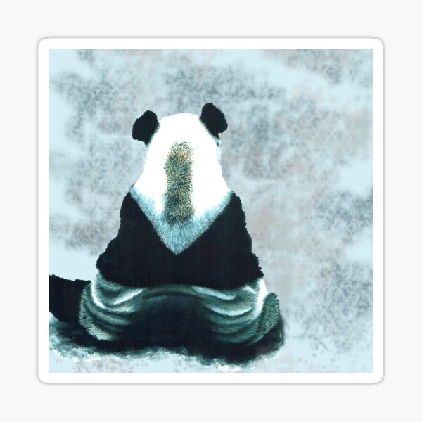 "Panda" Sticker for Sale by tfranksdesign | Redbubble