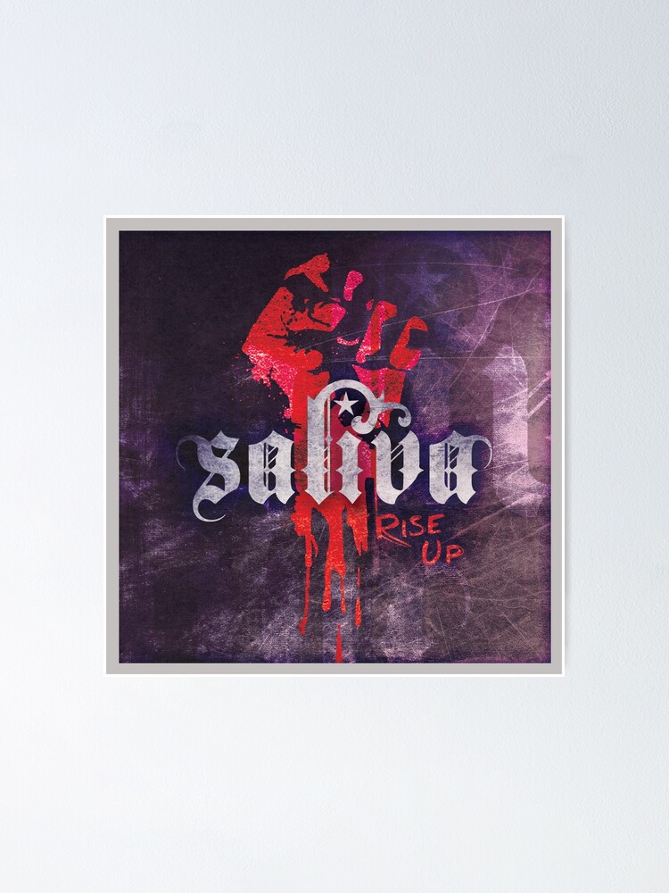 "Band Saliva Logo Music Rise Up" Poster by garndrew99 | Redbubble