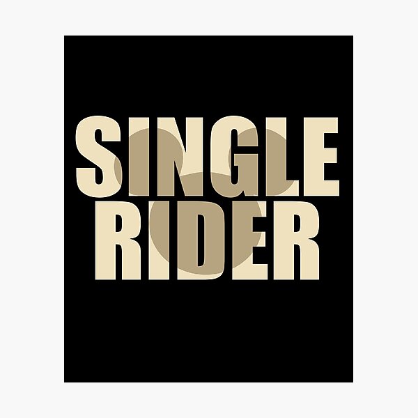 "Single Rider - Theme Park Queue - Theme Park Art" Photographic Print ...