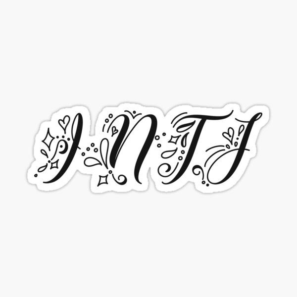 "INTJ" Sticker for Sale by artsomenautte | Redbubble