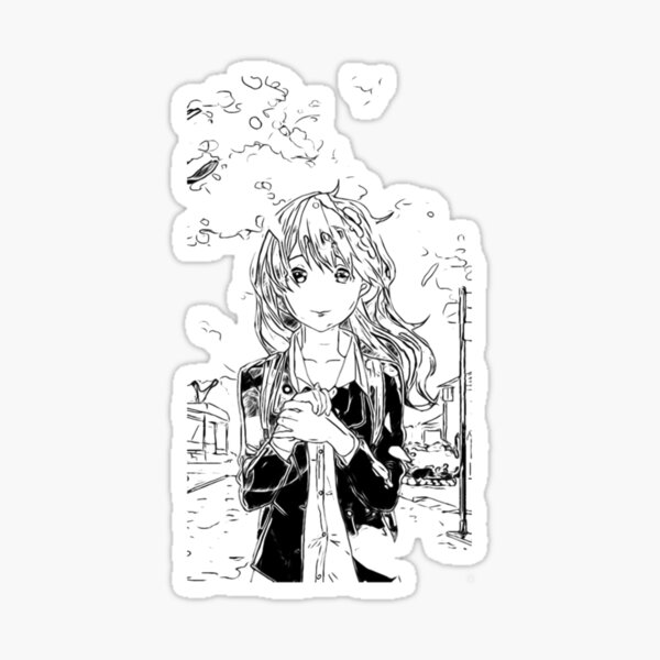 "Koe no Katachi Shoko Nishimiya" Sticker for Sale by EjvorBlom | Redbubble